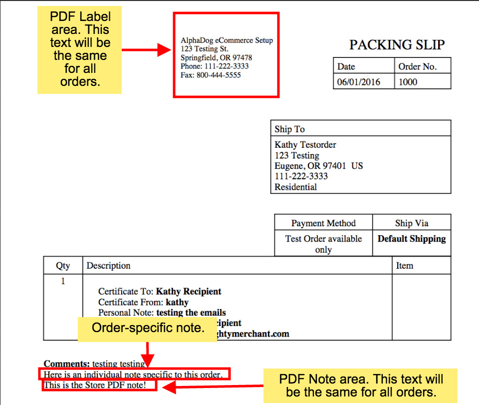 Packing Slips And Receipts Order Manager